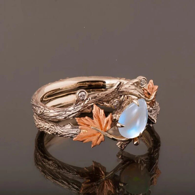 Retro maple leaf ring – JJ inc.
