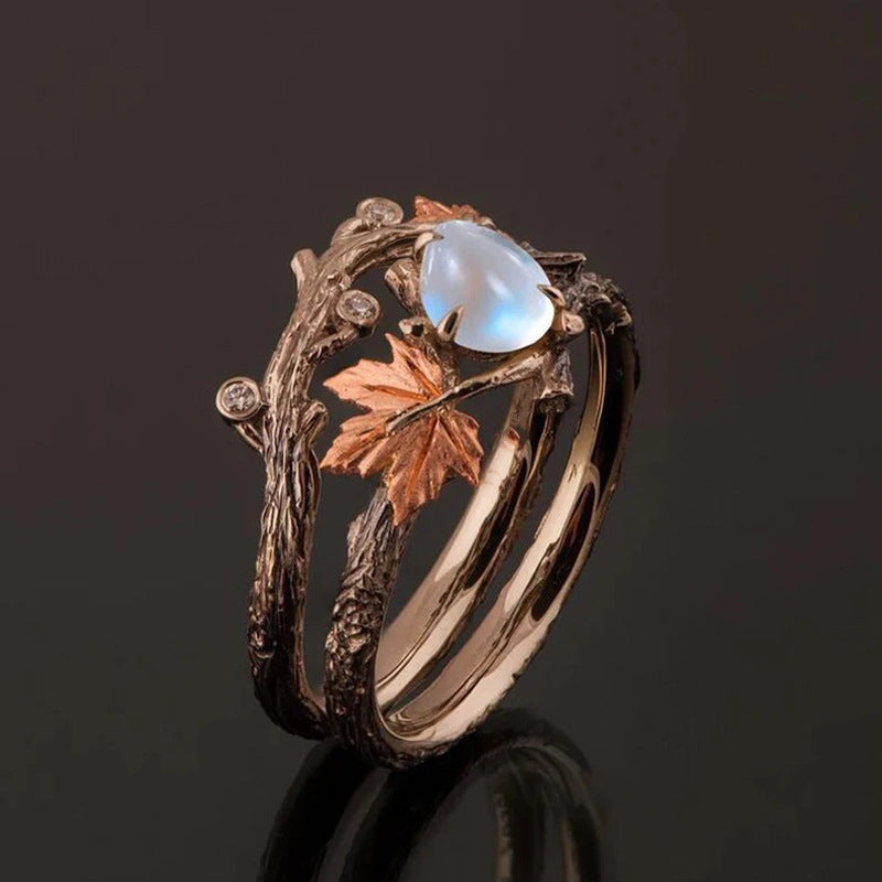 Retro maple leaf ring – JJ inc.